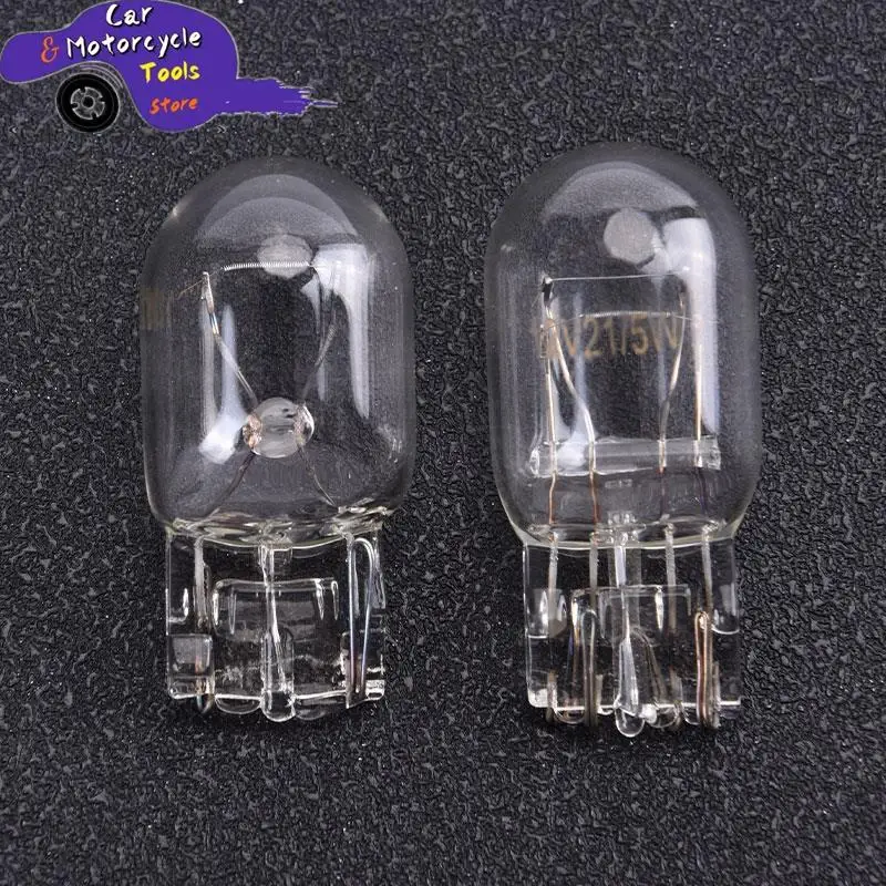 2pcs/lot T20 7443 7440 Signal Light W21/5W 3800K Halogen Bulb Clear ...
