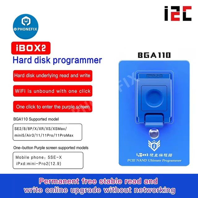 JC P13 i2C P14 Pro IRepair P12 Ibox 3 MJ P13 PCIE NAND Programmer DFU Purple Screen Repair for ...