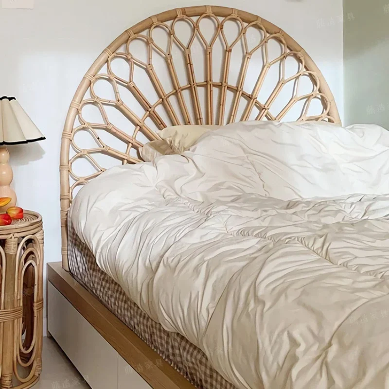 Respaldo-de-rat-n-tejido-para-cama-panel-trasero-separado-para-cabecero ...