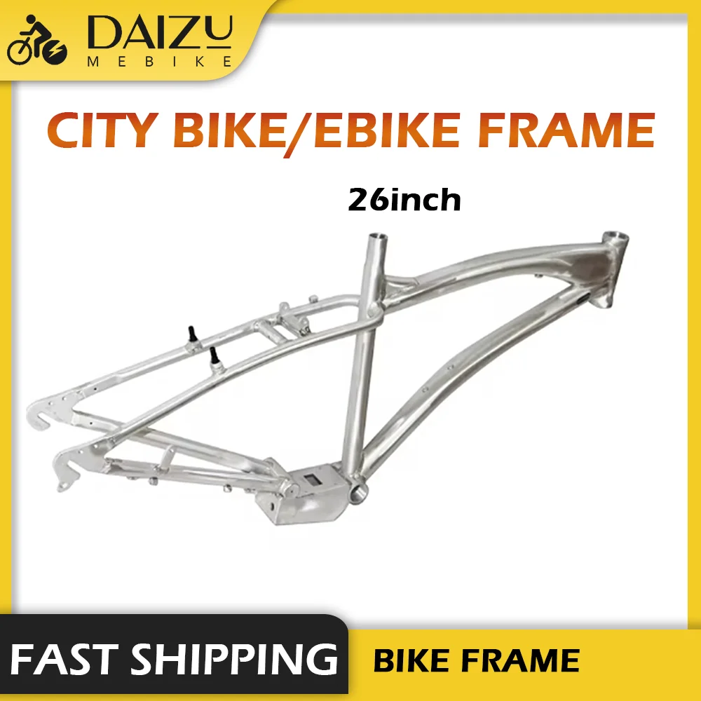 MTB-26-Inch-Bike-Frame-Speed-V-Brake-Pieces-26-Ebike-Frameset-Aluminum ...