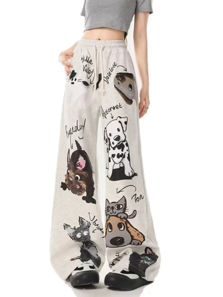 ADAgirl-Y2k-Causal-Pants-for-Women-Streetwear-Baggy-Dog-Cutecore ...