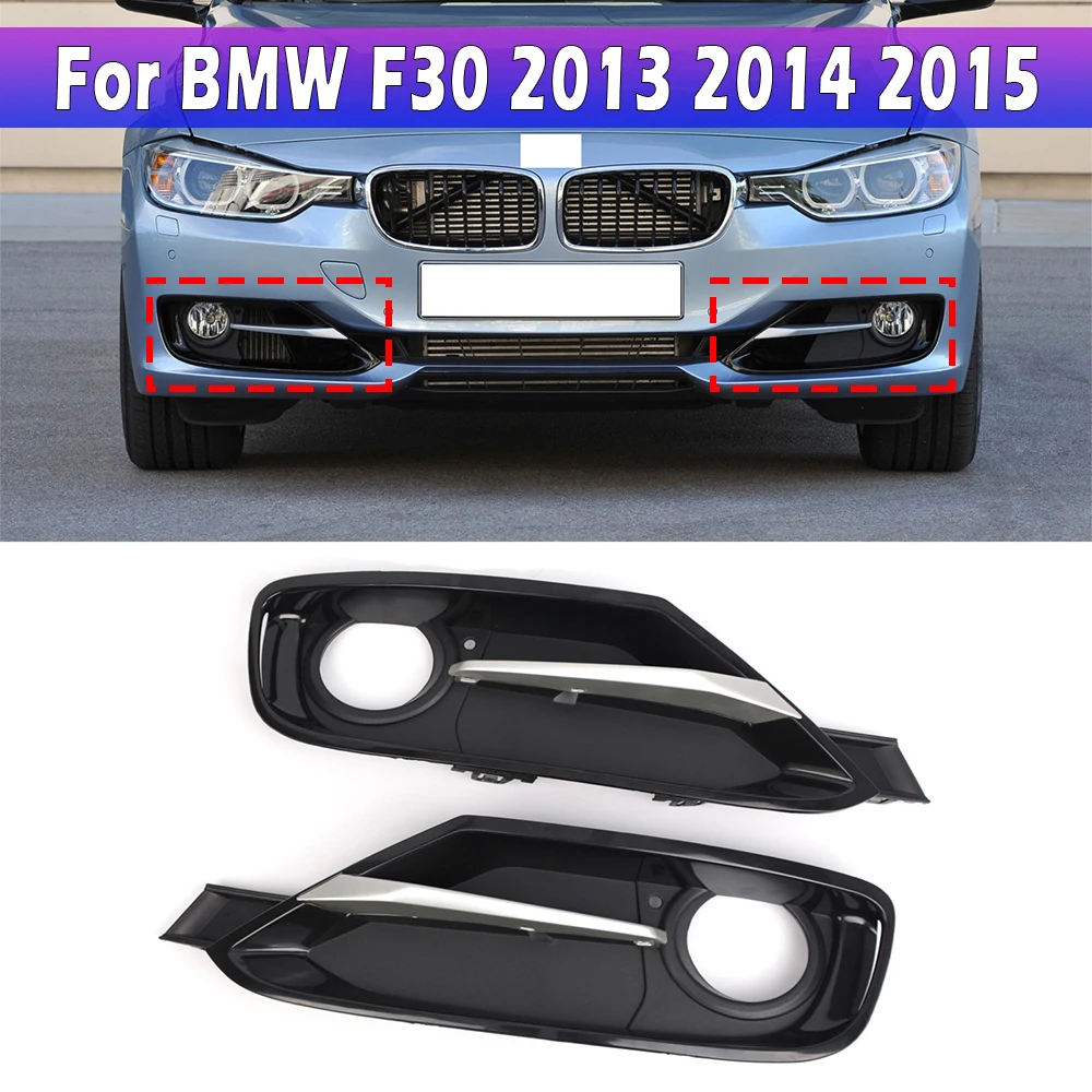 For-BMW-3-Series-F30-F31-Sport-Line-2013-2015-Fog-Light-Cover-Grill ...