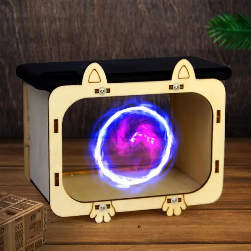 Cinema-TV-Projector-Mini-DIY-Cardboard-Home-Cinema-Wooden-Mobile ...