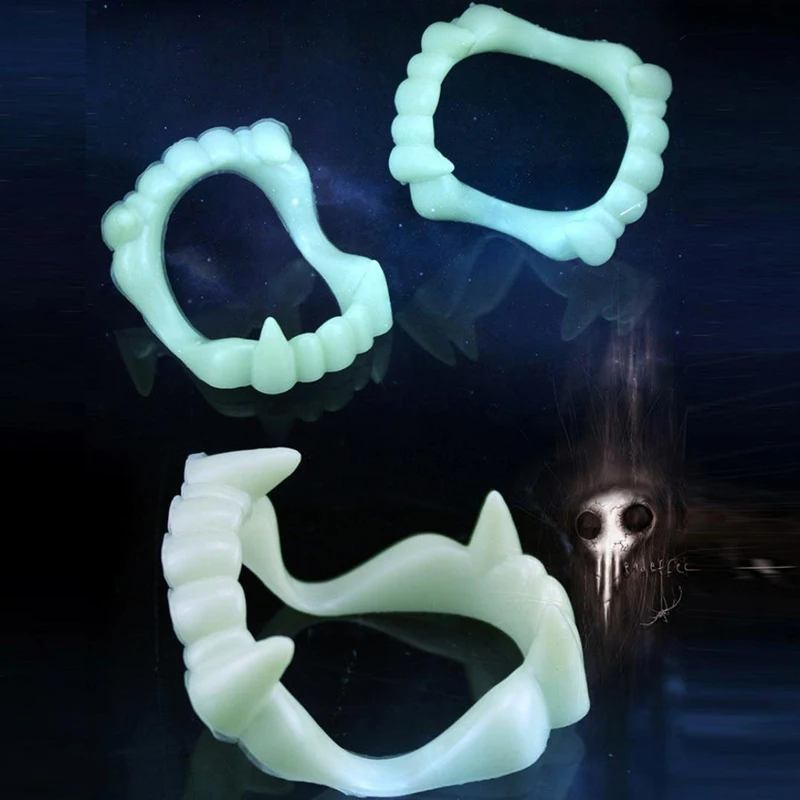 Halloween-Fake-Vampire-Teeth-Party-Decoration-For-Kids-Plastic-False ...