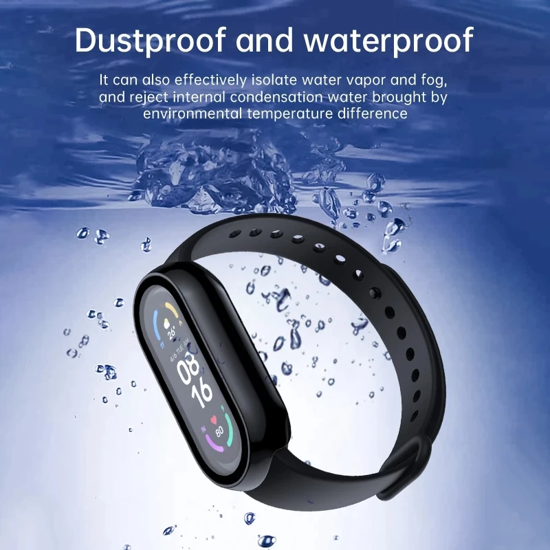 Film d'écran souple pour Mi Band 4-Étui de protection d'écran et film ...
