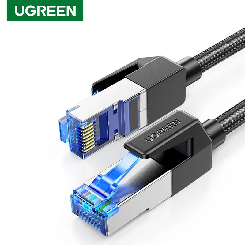 UGREEN CAT 8 Ethernet Cable 40Gbps 2000MHz CAT8 Networking Cotton ...