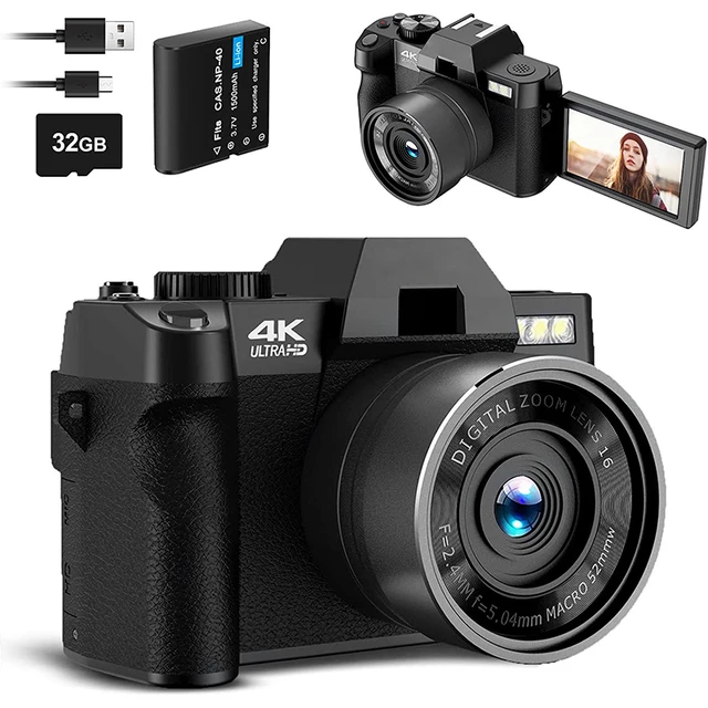 G-anica-cámaras digitales 4K para fotografía, cámara de 48MP con ...