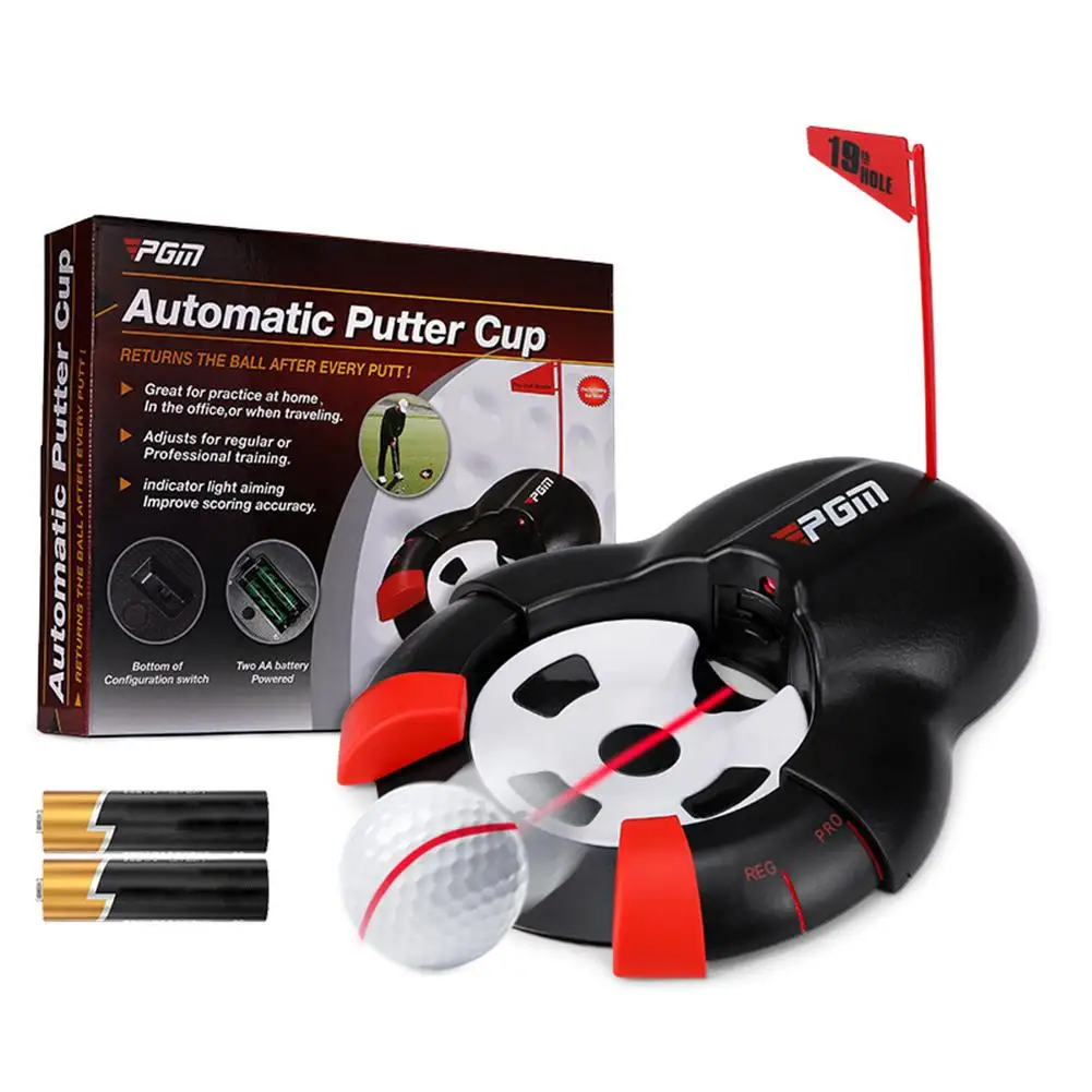 PGM-Golf-Automatic-Putting-Ball-Return-Cup-Flag-Putt-Putter-Plane ...