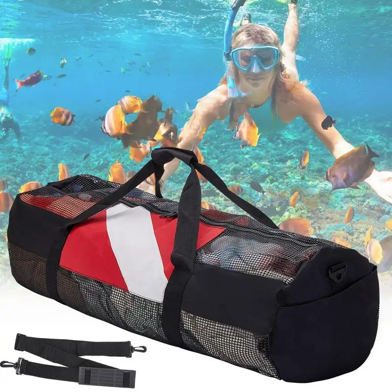 Extra-Large-Dive-Beach-Bags-Portable-Scuba-Diving-Mesh-Tote-with ...