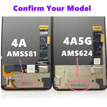 100% Super AMOLED Original For Google Pixel 4A LCD Display Screen Touch ...