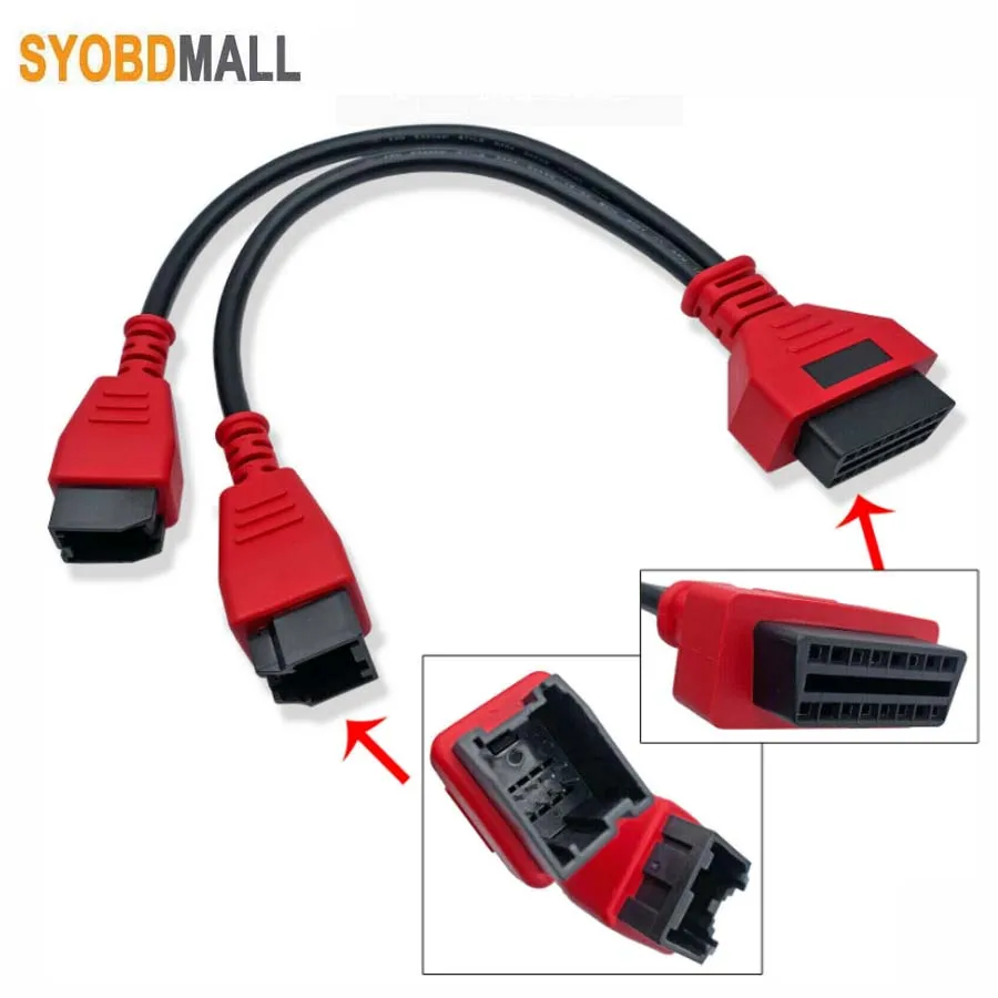 12pin 8Pin Cable for Chrysler 12+8 Pin Connector for Autel MaxiSys ...
