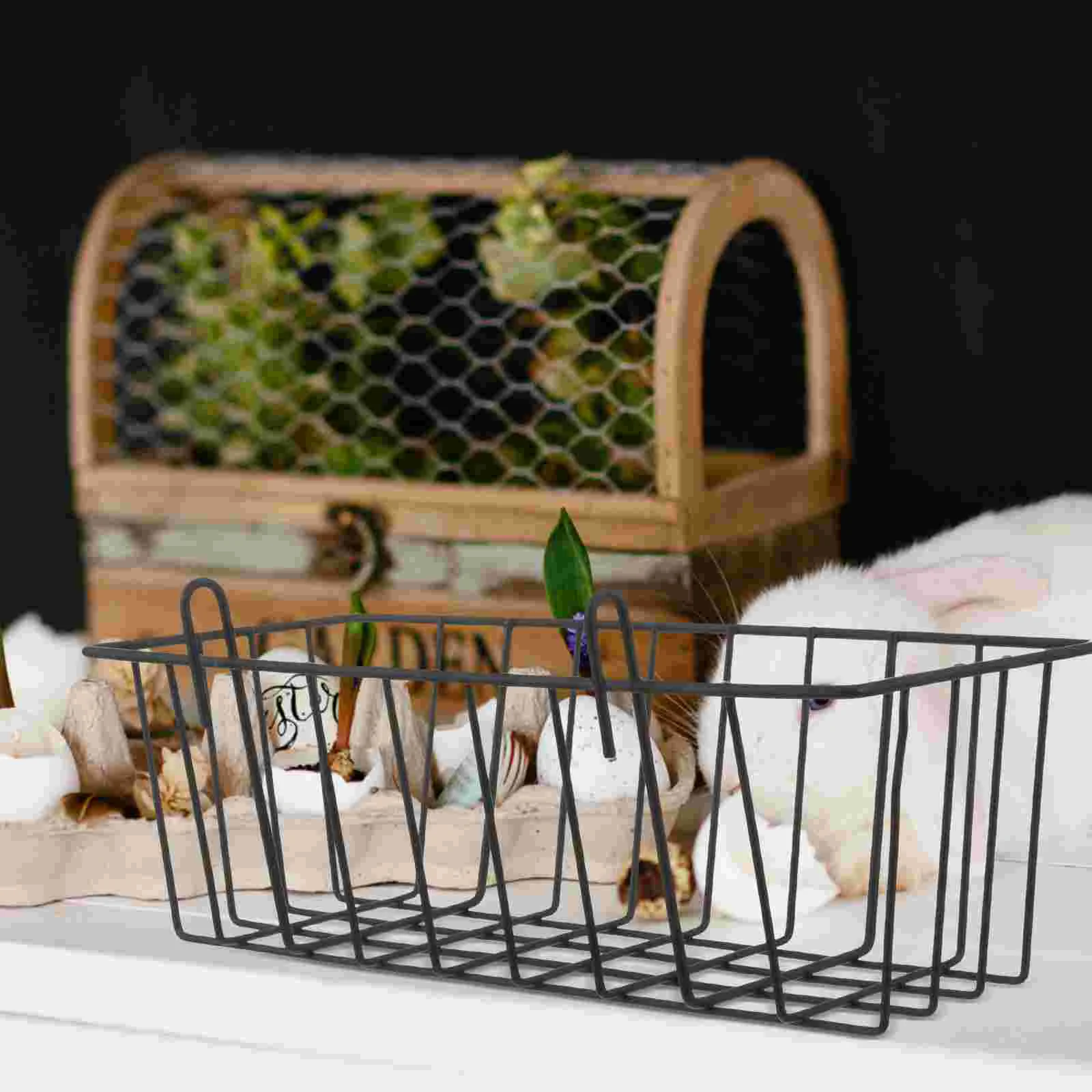 Rabbit-Hay-Feeder-Rabbit-Cage-Metal-Hay-Rack-Hanging-Bunny-Hay-Metal ...