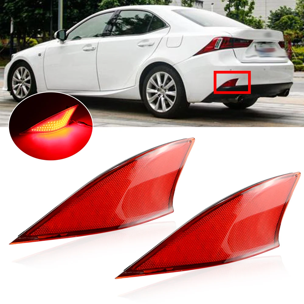 2Pcs-OEM-8191053051-LED-Rear-Bumper-Reflector-tail-Brake-Stop-Light-for ...
