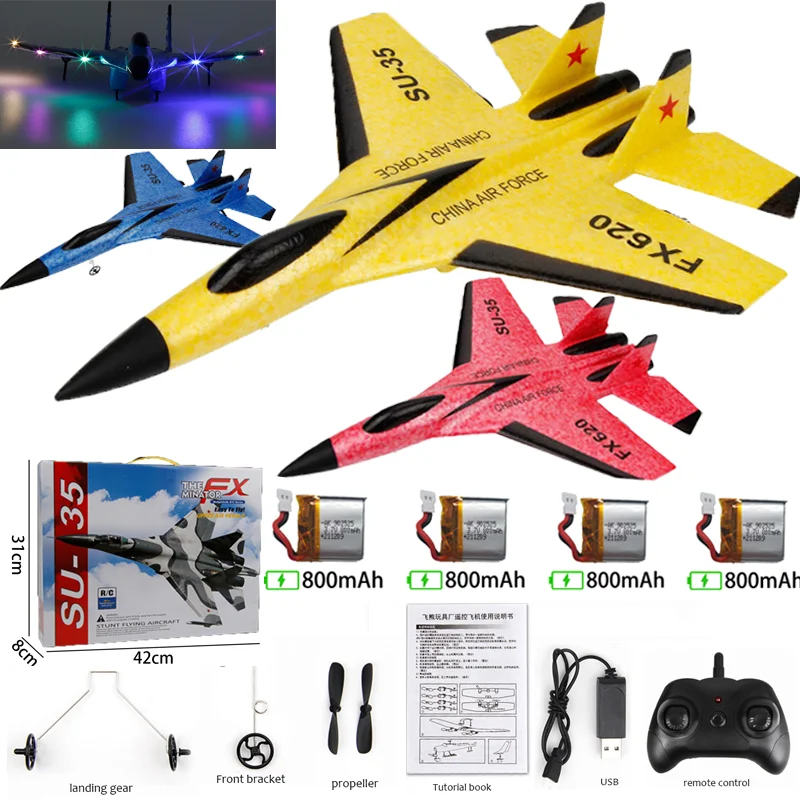 SU-35-Pro-New-Large-Battery-RC-Plane-Avion-RC-Model-Gliders-With-Remote ...