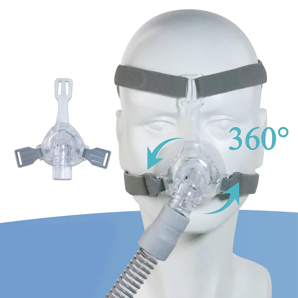 Nasal Mask Full Face Mask CPAP Auto CPAP APAP BIPAP Machine Reusable ...