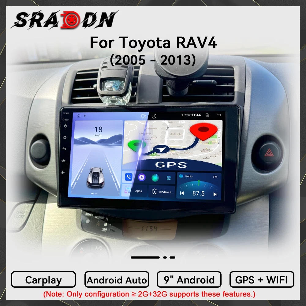 For Toyota RAV4 Rav 4 2005 - 2013 Car Radio Android Automotive ...