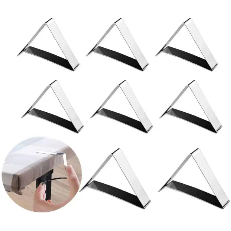 6Pcs-Tablecloth-Clips-Stainless-Steel-Picnic-Table-Cloth-Holders-Table ...