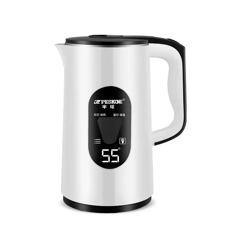 3L Electric Kettle Household Smart Thermal Kettle Anti-scalding Push ...