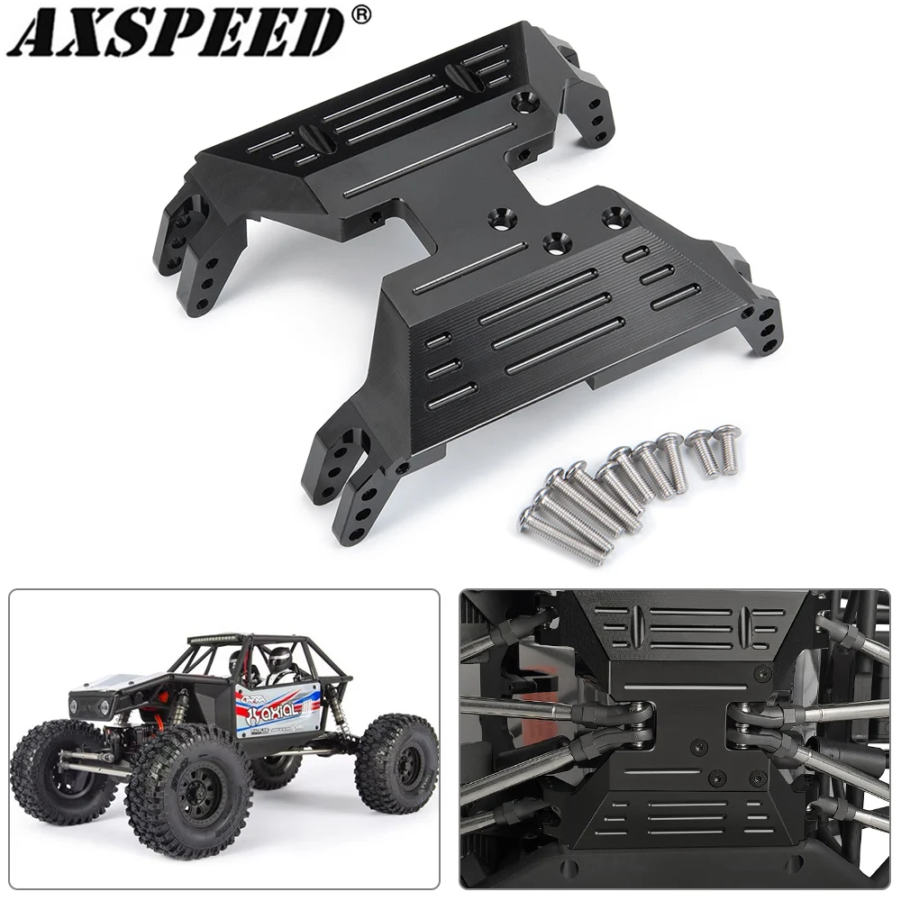 AXSPEED Metal Axle Protector Chassis Armor Skid Plate for 1/10 Axial ...