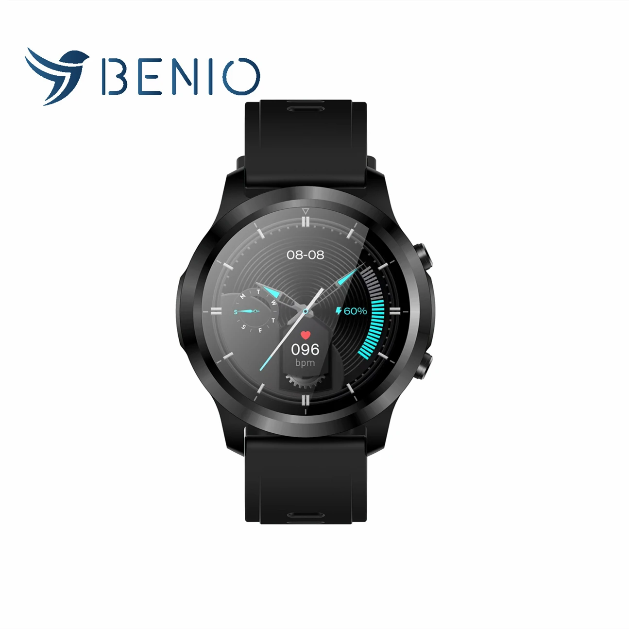 BENIO-Eagle-Smart-Watch-Fitness-Tracker-Heart-Rate-Monitor-Blood-Oxygen ...