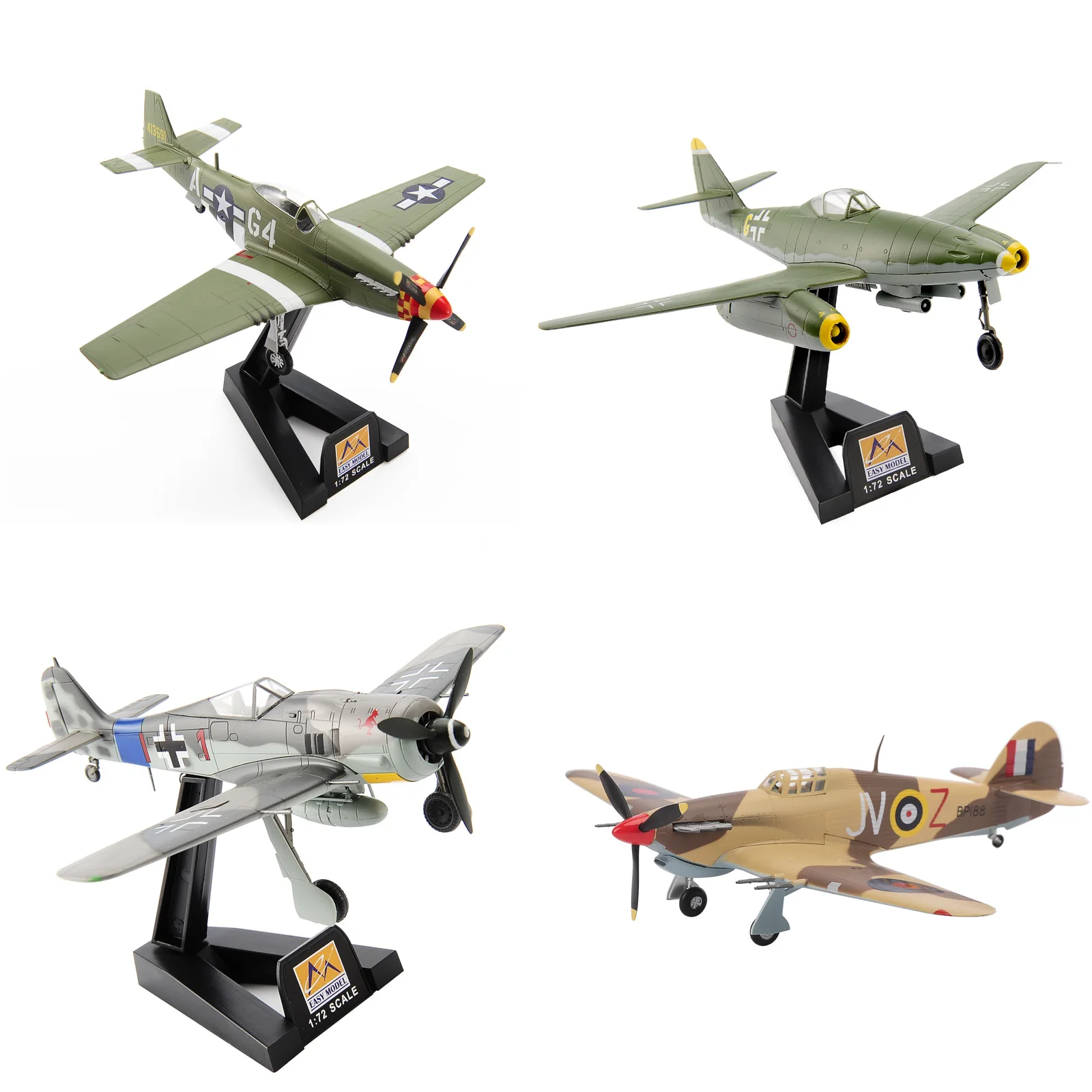 1/72 Scale Fighter Plane Model Military Plane Aircraft Model Collection ...