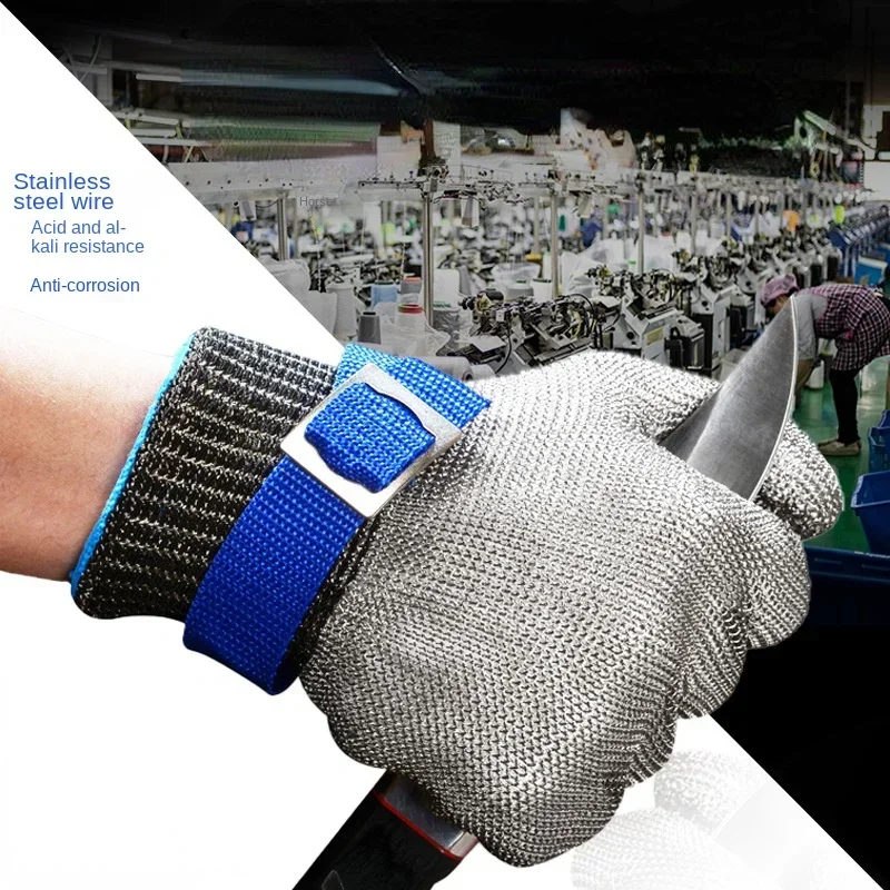 1PCS-Cut-Resistant-Stainless-Steel-Gloves-Working-Safety-316-Gloves ...