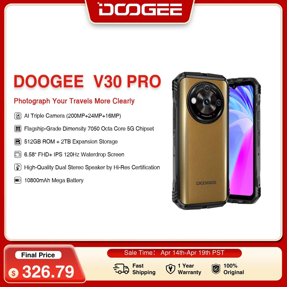 Doogee V30 Pro - Full phone specifications