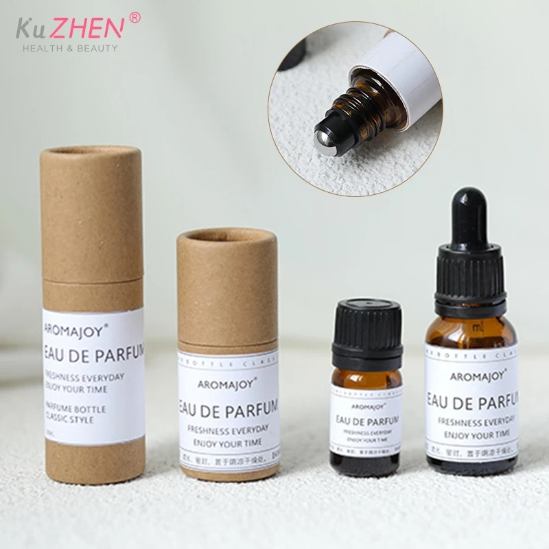 5-50ML 1PCS Thickened Kraft Paper Jar Box Paper Gift Packaging Round ...