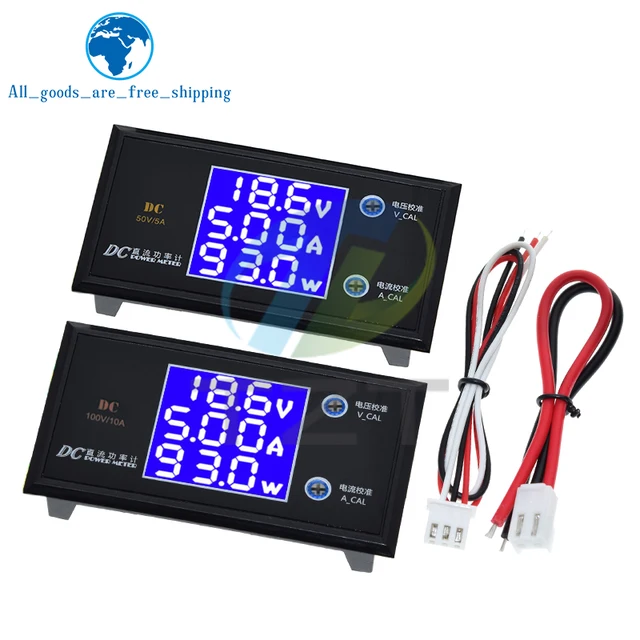Lcd Digital Voltmeter Ammeter Wattmeter Voltage Current Power Meter