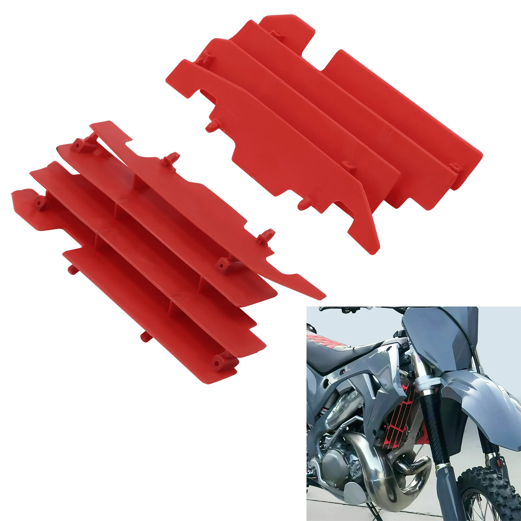 Radiator Louvers Guards Radiator Shroud Fit For Honda CR125R CR250R ...