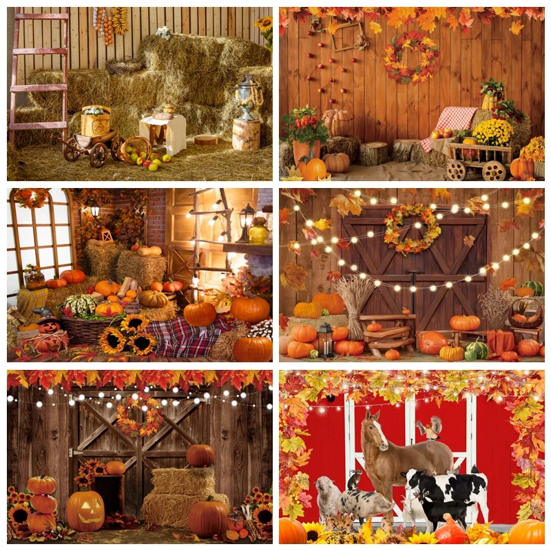 Country Farm Fall Backgrounds