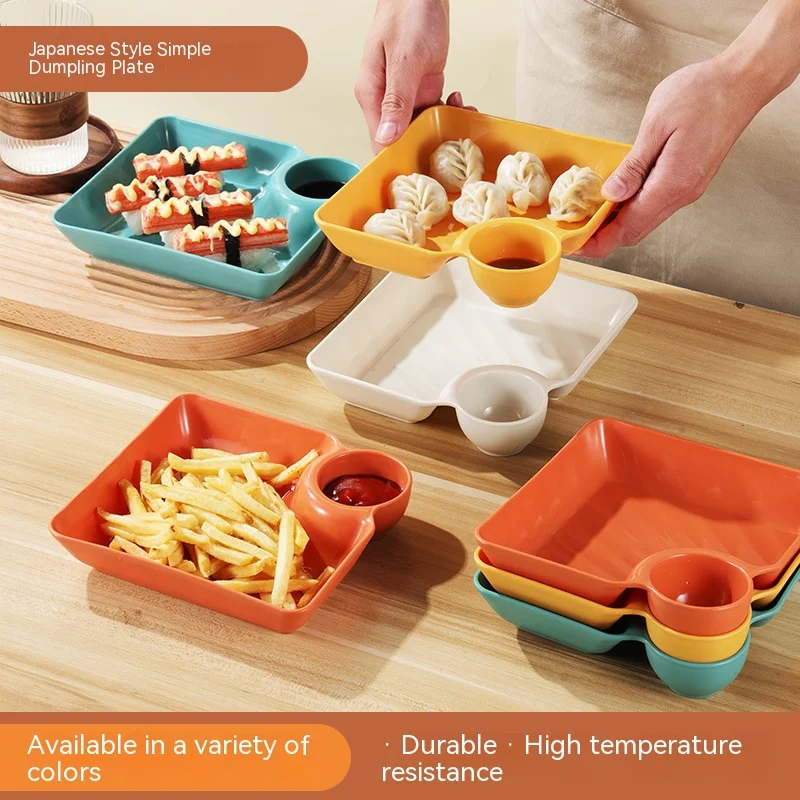 Dumpling-plate-dipping-saucer-fried-chicken-plate-dinner-plate ...