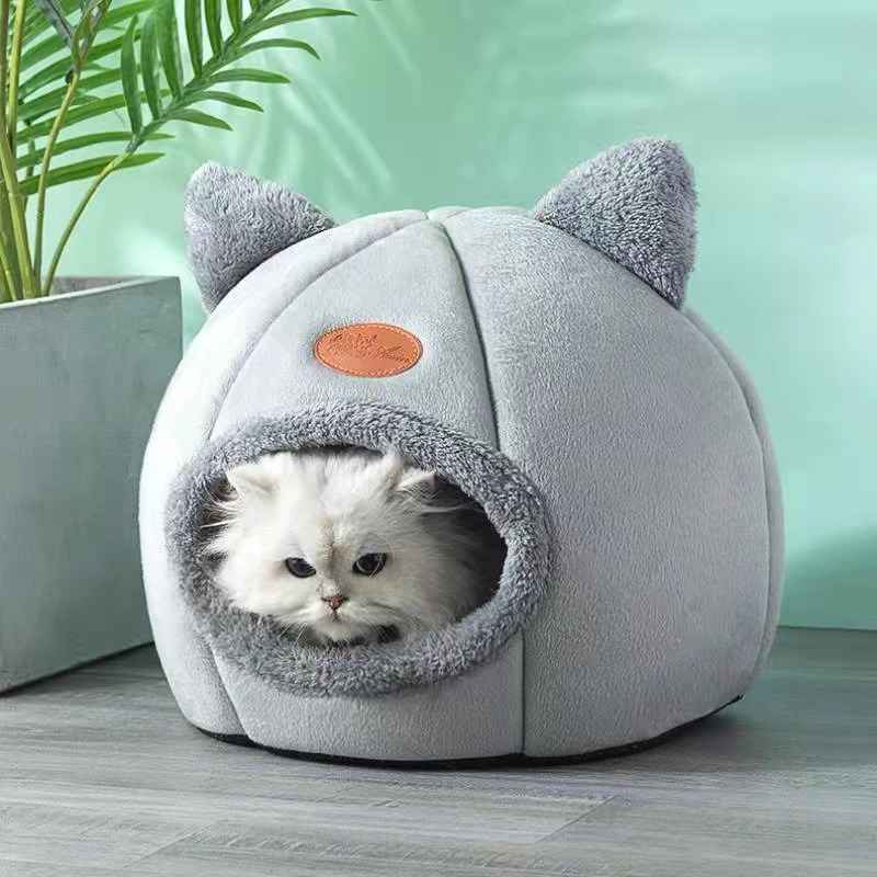 Winter-Cozy-Pet-House-Dogs-Soft-Nest-Kennel-Sleeping-Cave-Cat-Dog-Puppy ...