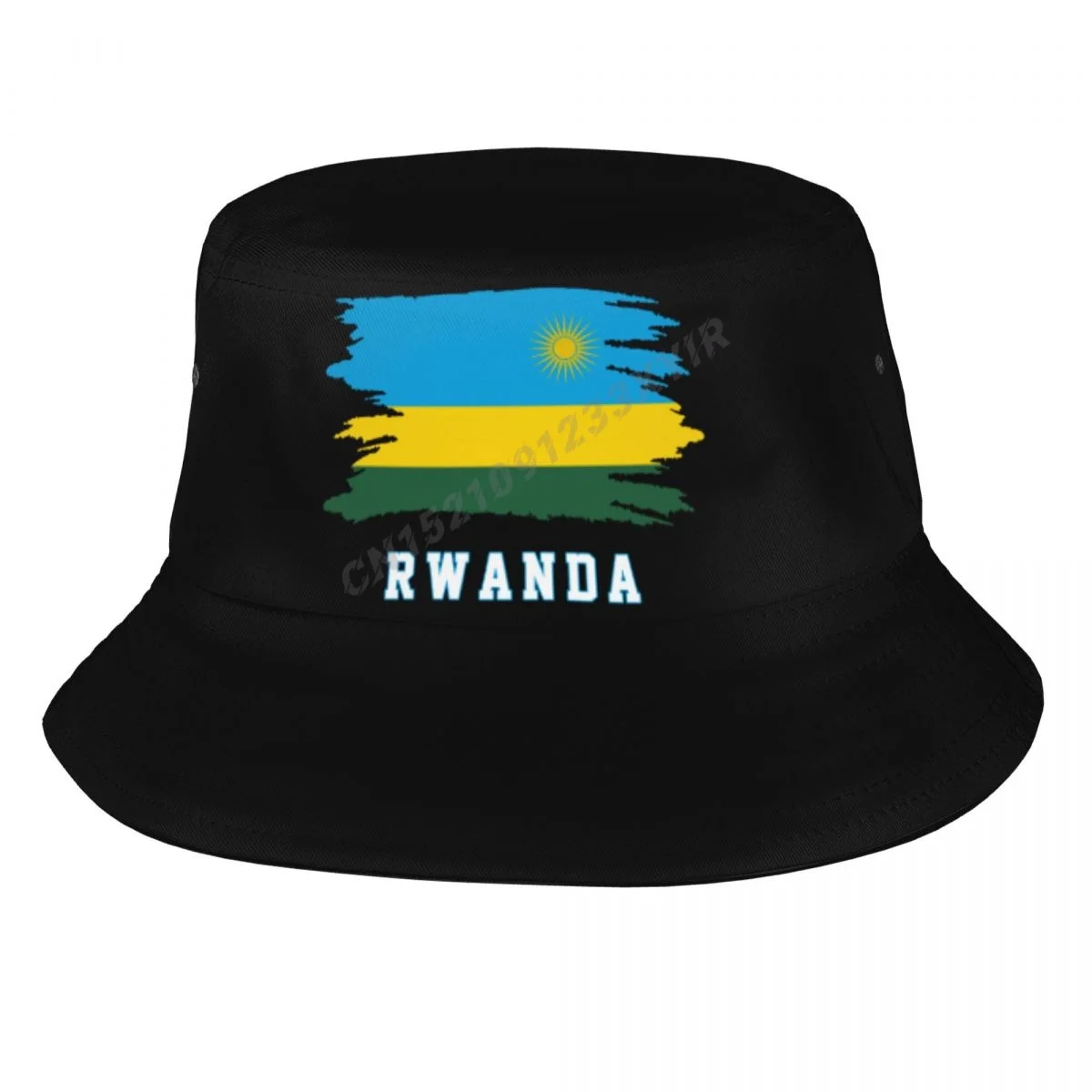 Rwanda Flag Sun