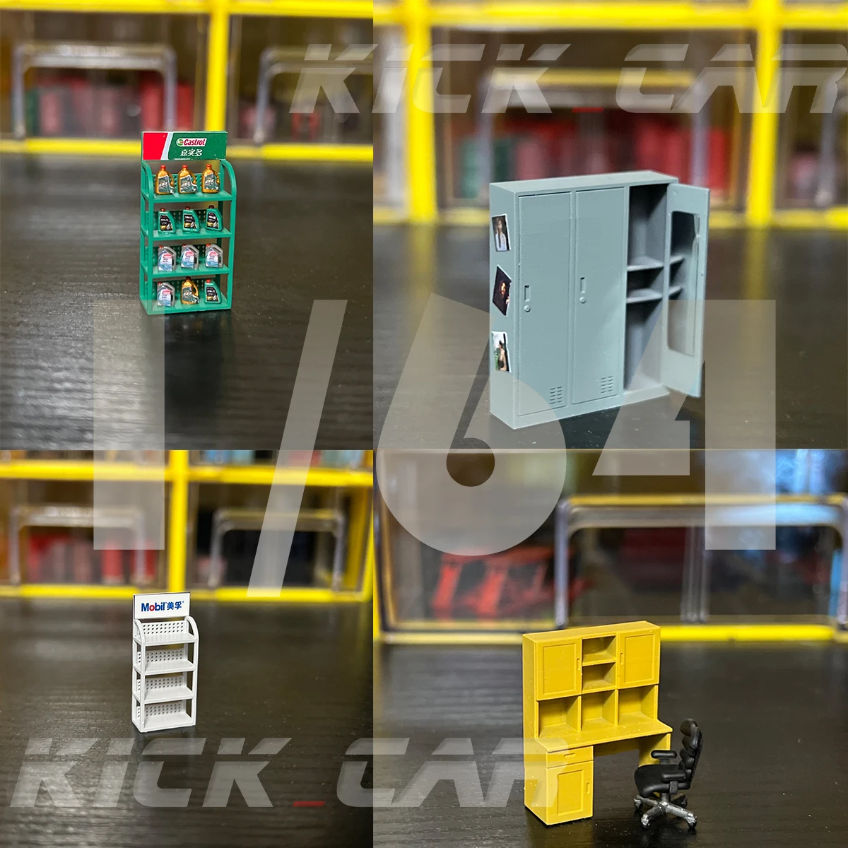 EasyDrift-1-64-Storage-Rack-Model-Car-Diorama-Resin-Garage-Simulation ...