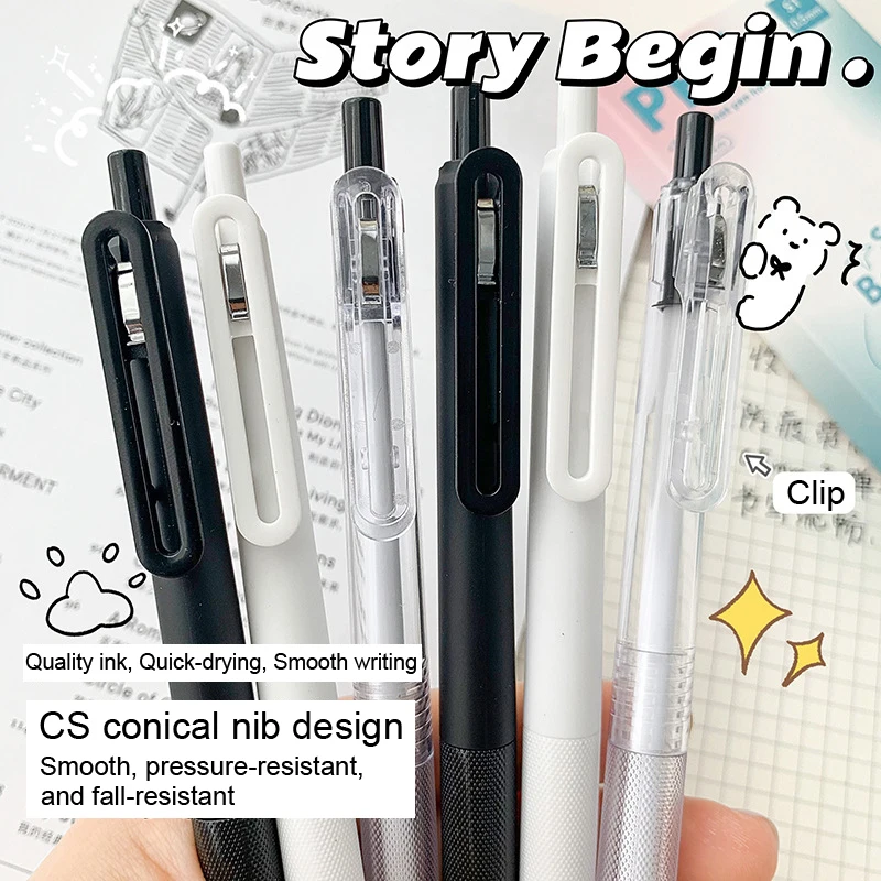 Yatniee-6pcs-Kawaii-Pens-Aesthetic-Stationery-Ballpoint-Pen-Office ...