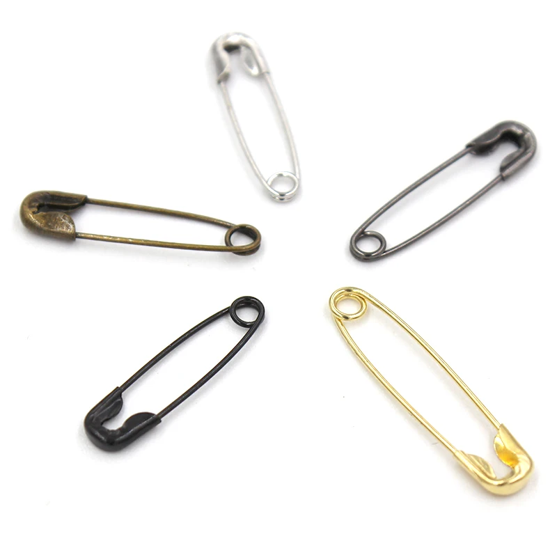 500Pcs-Black-Small-Safety-Pins-Findings-Brooch-Sewing-Tool-Knitting ...