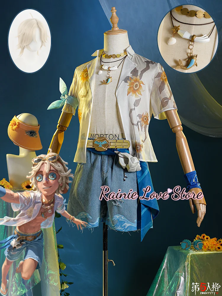 Game Identity V Prospector Cosplay S-Tier Gold Summer Cosplay Outfit ...