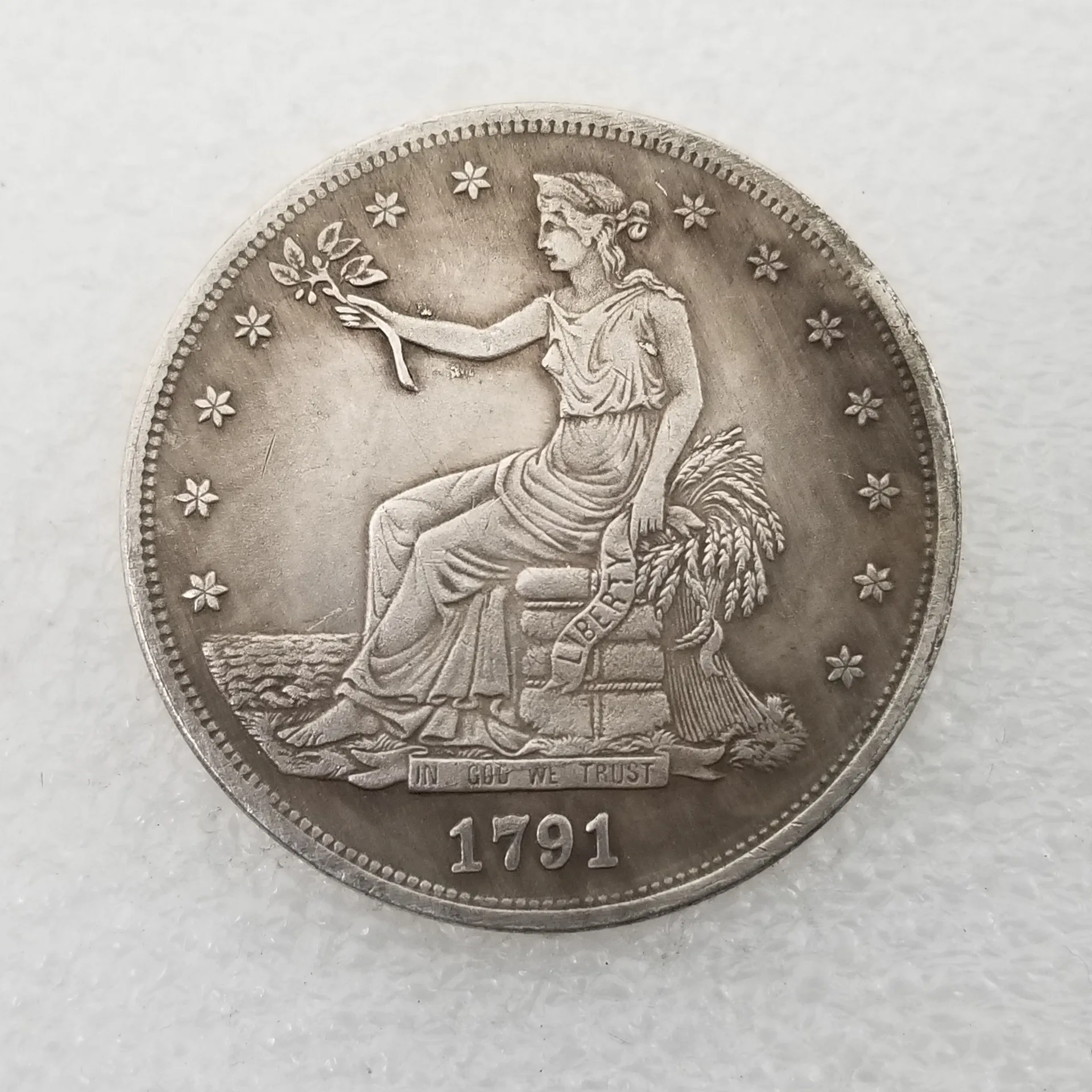 1791 Dollaro D argento Americano All ingrosso Monete Da Collezione 1791-dollaro-d-argento-americano-all-ingrosso-monete-da-collezione