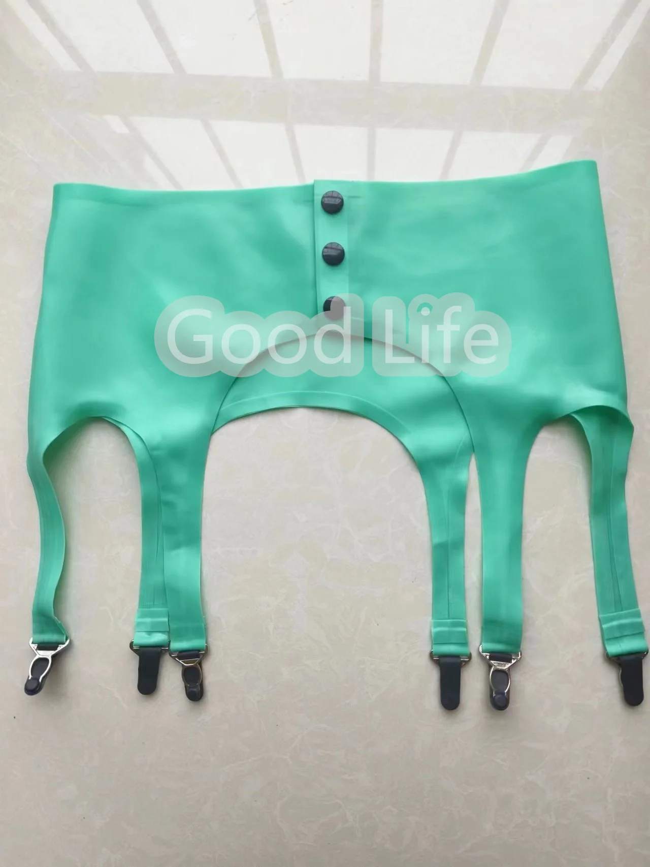 Vestido-de-l-tex-Natural-ropa-interior-Sexy-liguero-para-bragas-medias ...