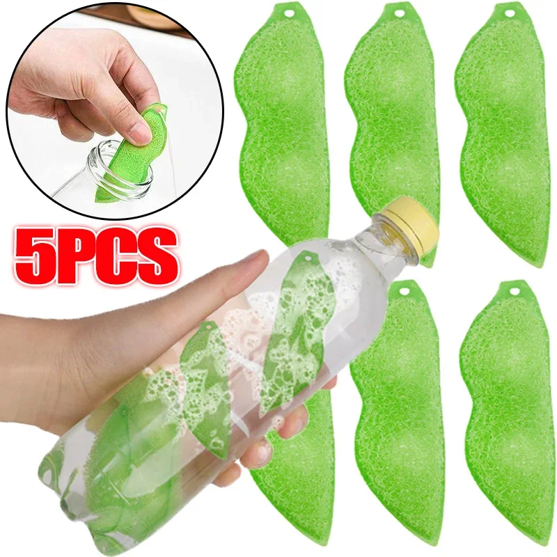 1-5PCS-Household-Pea-Cleaning-Sponge-Coffee-Cup-Cleaning-Brush-Drink ...