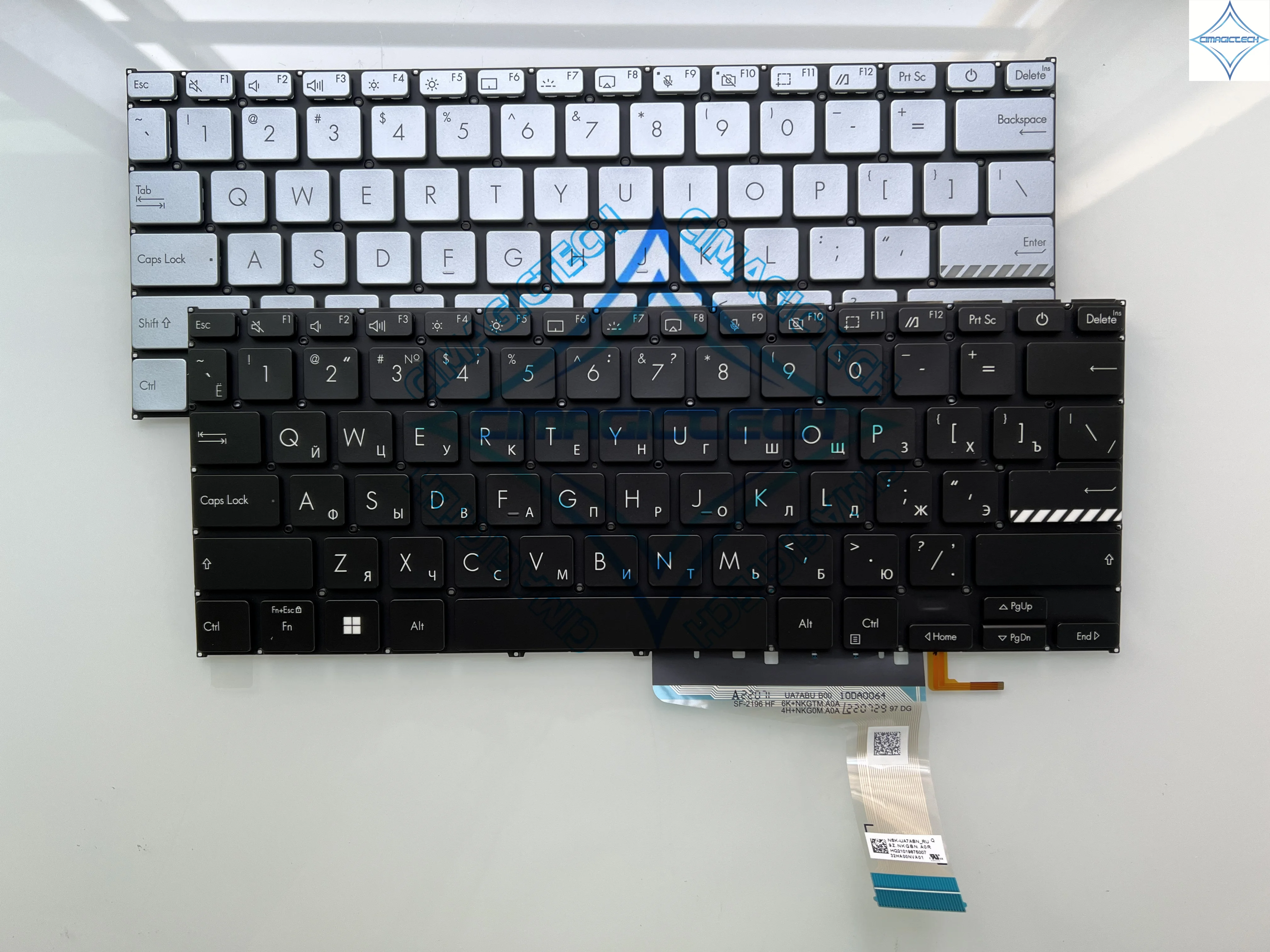 New US RU Russian Backlit For ASUS Vivobook X1402 X1403 X1402Z X1403Z ...