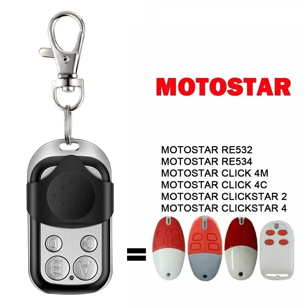 MOTOSTAR RE534 RE532 CLICKSTAR 2 4 CLICK 4M 4C Garage Door Remote ...