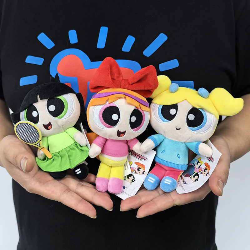 15cm Sport Series Powerpuff Girls Plush Keychain Cute Pendant Popular ...