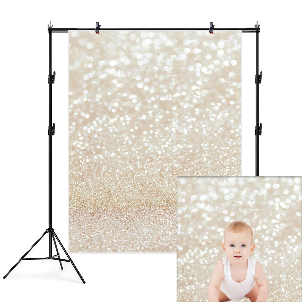 Ivory-Gold-Bokeh-Photography-Backdrop-Golden-Spots-Shinning-Sparkle-Not ...