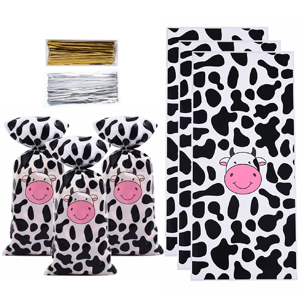 10-20-30pcs-Cow-Print-Party-Favors-Bag-Cow-Pattern-Goodies-Plastic-Bags ...