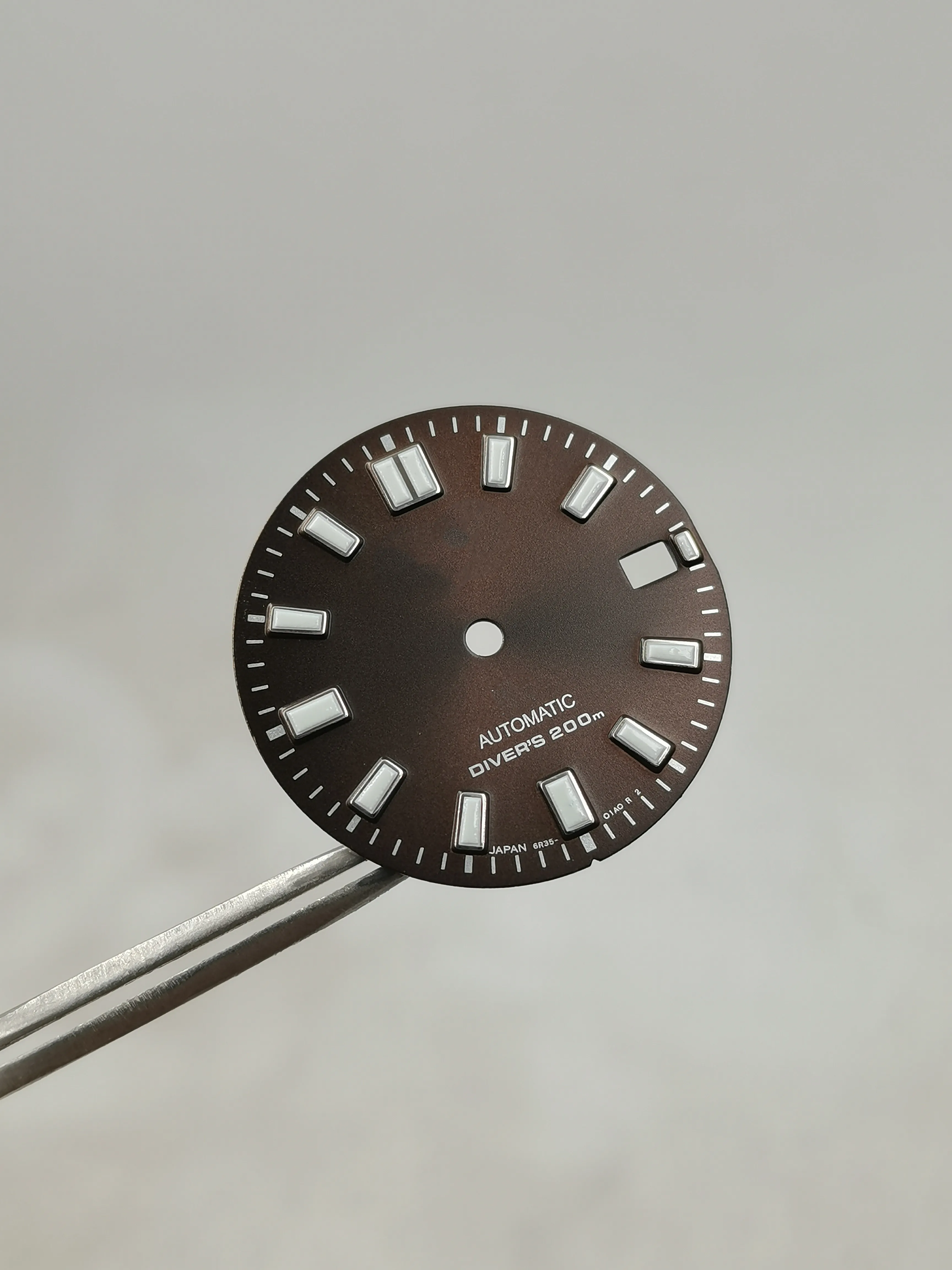 Cadran-de-No-l-aliment-avec-logo-S-cadran-gris-NH35-28-5mm-porcelaine ...