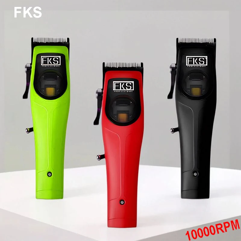 FKS-New-Professional-Hair-Clipper-10000RPM-Men-s-Hair-Clipper-Magnetic ...