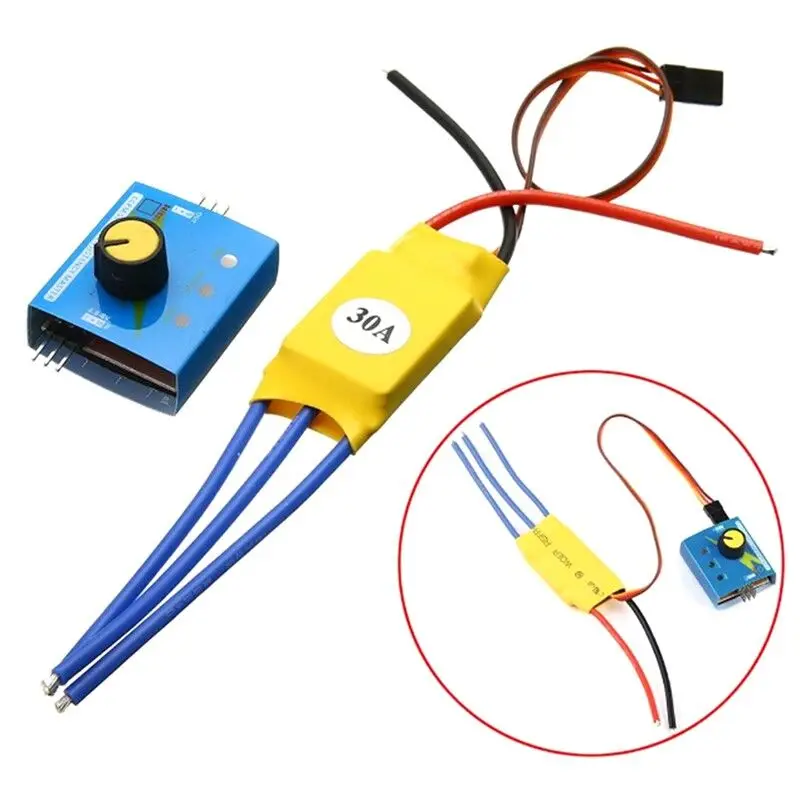 30a Xxd Brushless Speed Controller Rc Esc+multi Servo Tester 3ch Esc 4. ...