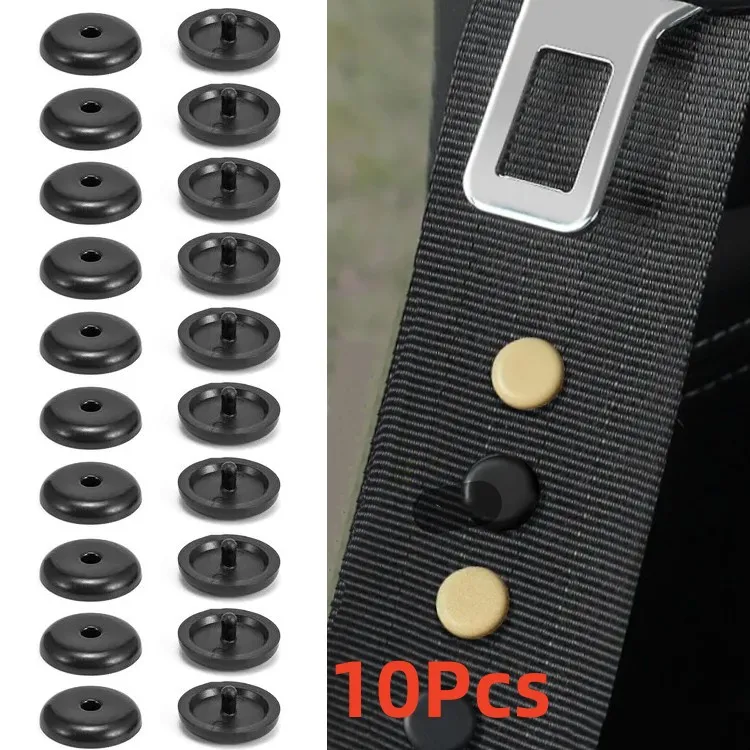 10-PCS-Car-Safety-Seatbelt-Stopper-Buckle-Automobile-Seat-Belt-Spacing ...
